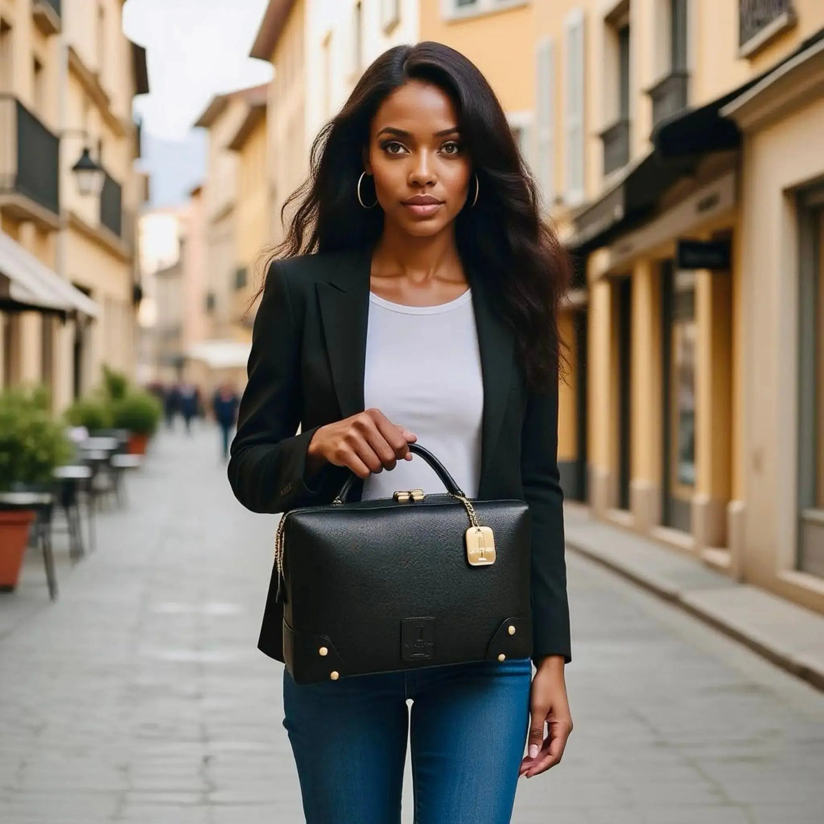 The GRANDMERE LEATHER TRUNK BAG | thebagicon