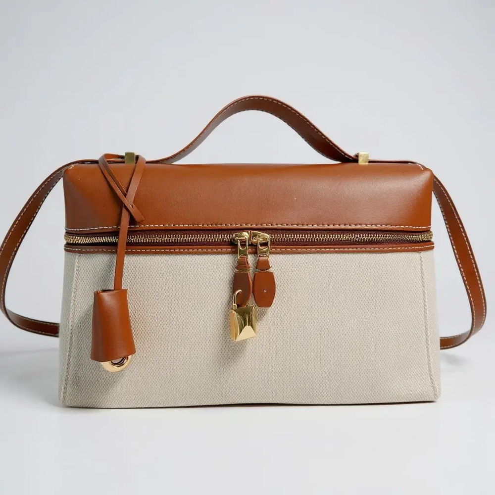 THE NINA LEATHER BOX HANDBAG | thebagicon