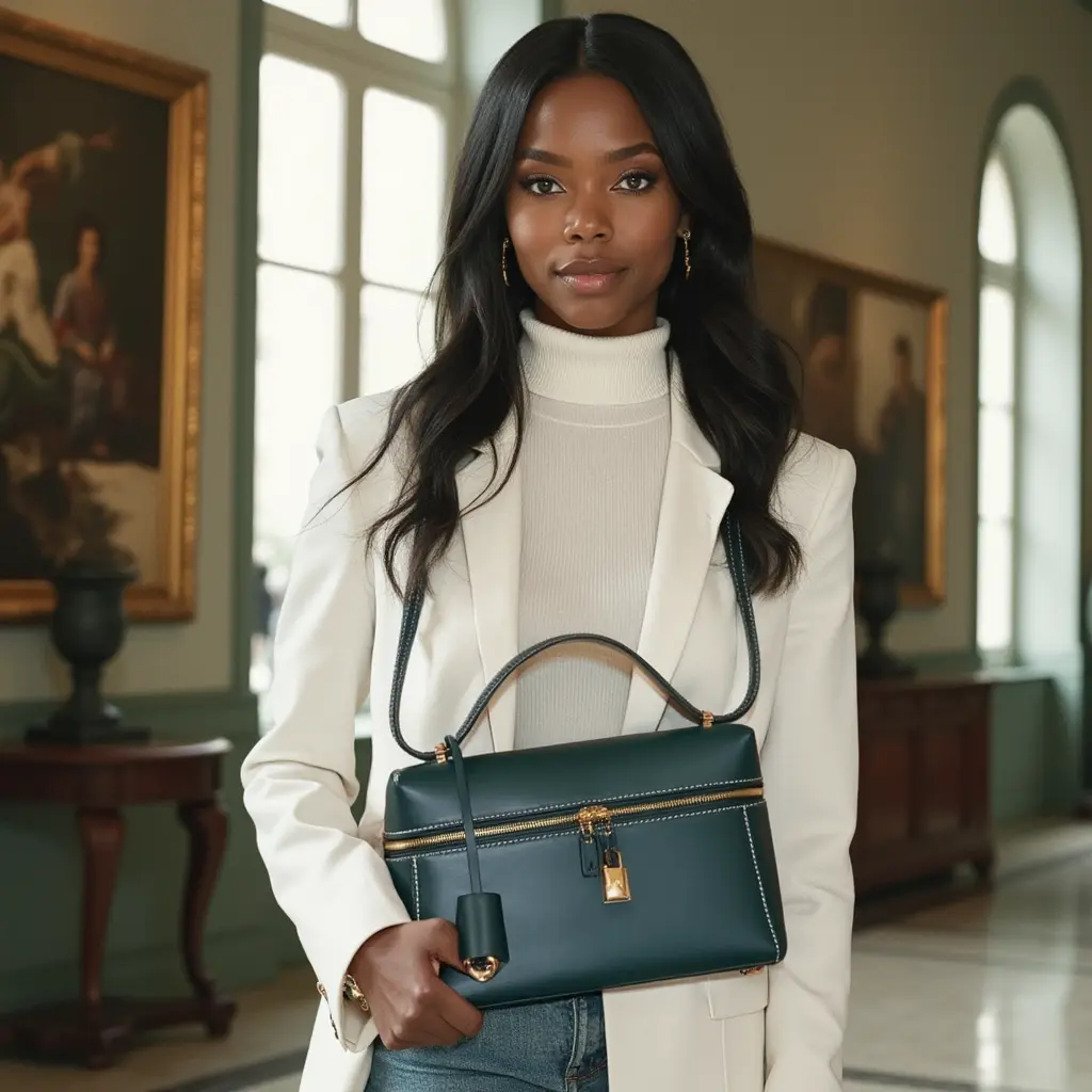 THE NINA LEATHER BOX HANDBAG | thebagicon
